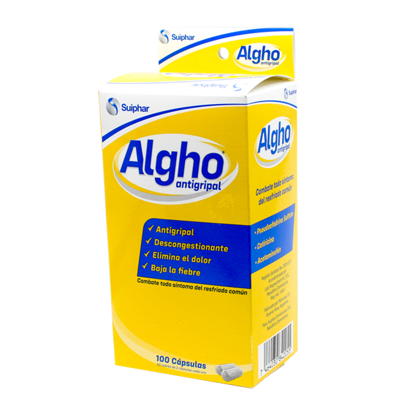 Sobres Algho día naranja x 50 (antigripal) – Algho